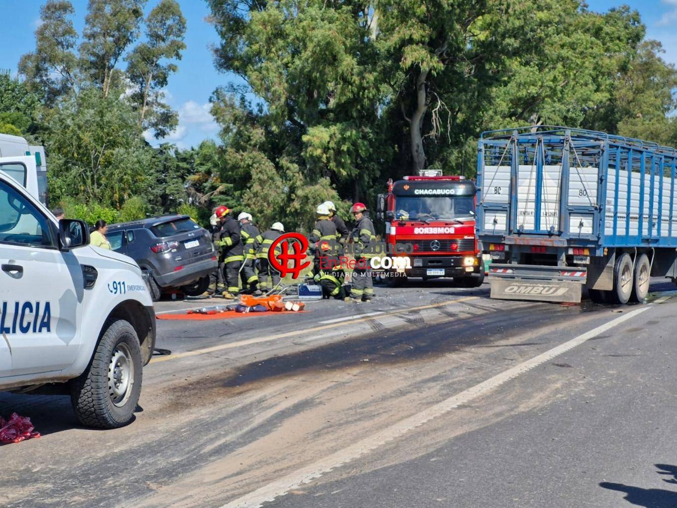 Chacabuco Dos Muertos En Un Violento Accidente En Ruta 7 Chacabuco