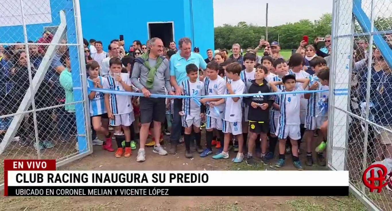 El Club Racing inauguró su predio | Chacabuco en Red