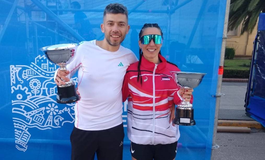 Mauro Rozza y Lorena Varas fueron los triunfadores en los 8K ...