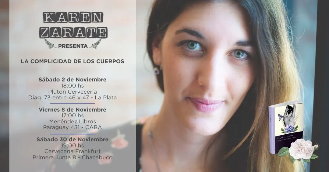 Karen Zárate presenta “La complicidad de los cuerpos” | Chacabuco en Red